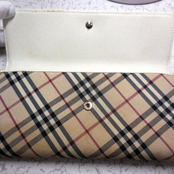 Burberry | Bags | Burberry Nova Check Pane Plaid Browns Red Ivory ...
